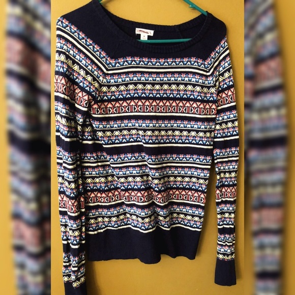 Merona | Sweaters | Merona Patterned Sweater | Poshmark